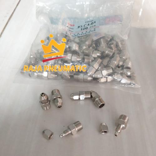 Jual FITTING METAL ANGIN LURUS SELANG 4MM DRAT 1/8 KLC 4-01 MEREK SNS ...
