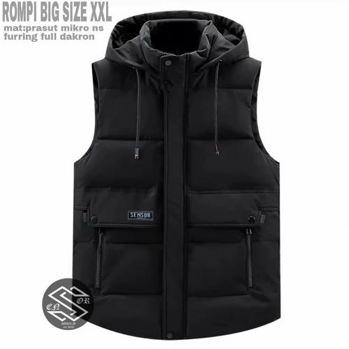 Jual fashion pria rompi motor big size / rompi parasut / jaket rompi ...