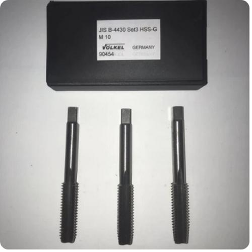 Jual VOLKEL Hand Taps M10 X 1.5 Art 90454 Metric JIS ORIGINAL GERMANY ...