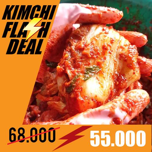 Jual KIMCHI FLASH DEAL | Kimchi sawi kimci halal 1 kg | STOK TERBATAS ...