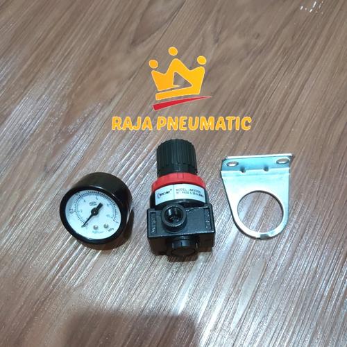 Jual REGULATOR ANGIN 1/4 AIRTAC TIPE AR-2000 PENGATUR TEKANAN ANGIN ...