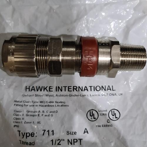 Jual Hawke 711 A 1/2 Kabel Glen Cable Gland Brass Nickel Exproof MC ...