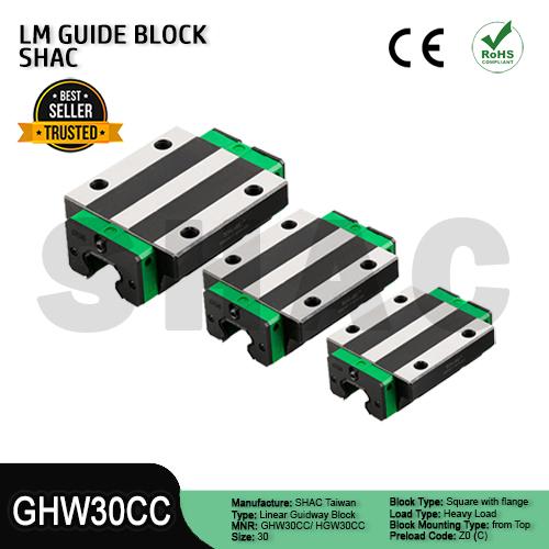 Promo GHW30CC/ HGW30CC Linear guide block - Original SHAC Taiwan - Kota ...
