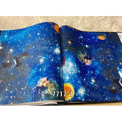 Jual Wallpaper Dinding Motif Planet Luar Angkasa Langit Biru - Kota ...