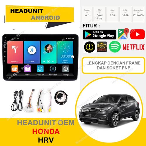 Jual Headunit Android Honda HRV 10 Inch PNP Lengkap dengan frame - Kota ...