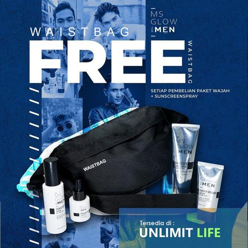 Promo MS GLOW FOR MEN Msglow Men Asli Perawatan Wajah Skincare Pria ...