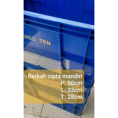 Jual Bak Plastik Bekas Bak kontener Bekas Box container Biru - Kota ...