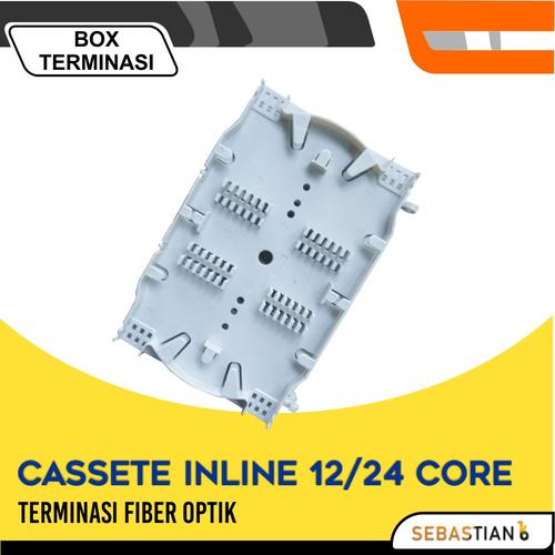 Jual Cassette Joint Closure 12/24 Core Fiber Optic Kaset Closure FO ...