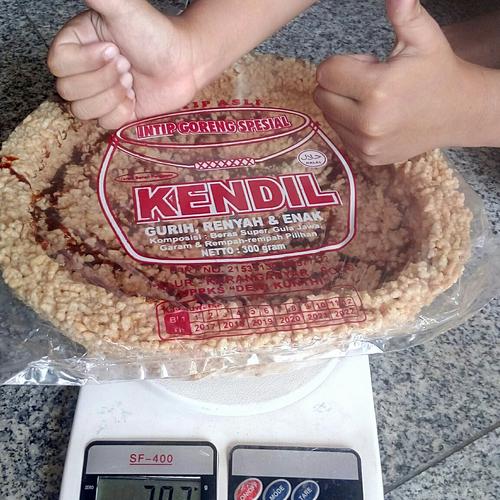 Jual kerupuk intip goreng kendil solo intip besar manis gurih - Kab ...