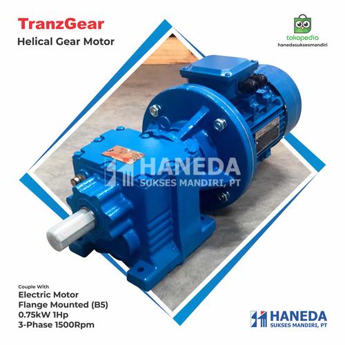 Jual Helical Gear Motor TranzGear TR37 CW 1HP 3PHASE 1500RPM - 10 ...