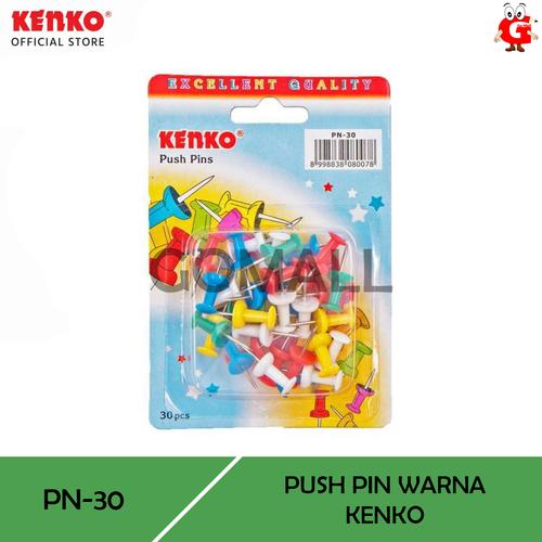 Jual Push Pin/Paku Pin Kenko PN-30 Warna - Kota Denpasar - gomall.id | Tokopedia