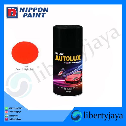 Jual Pylox Autolux 1740 Scotchlight Red Cat Semprot 300cc NIPPON PAINT ...