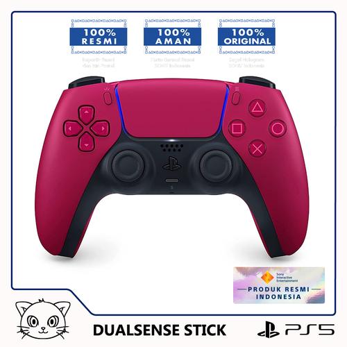 Jual PS5 DualSense Stick Wireless Controller Cosmic Red - Internasional ...