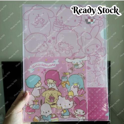 Jual Map Folder A4 Sanrio Original Sanrio Character Pattern - Jakarta ...