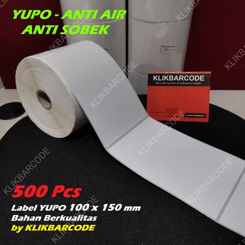 Jual Label Barcode YUPO / VINYL 100x150 100 x 150 mm isi 500 pcs-10 X ...