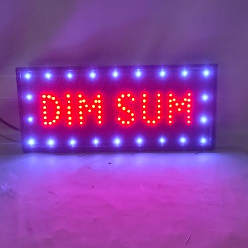 Promo tulisan led sign DIM SUM new kedip2 - indoor - Kab. Demak ...