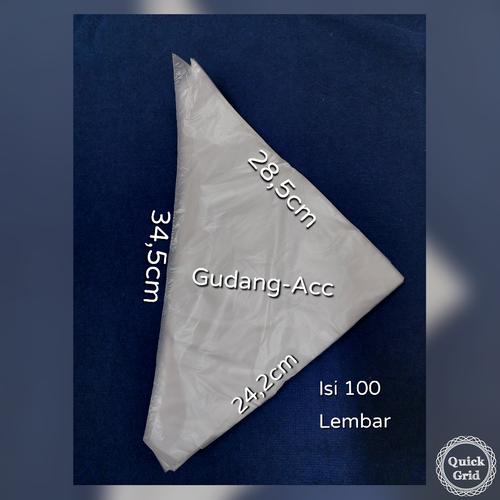 Jual Plastik Segitiga Piping Bag Kecil/ Plastik adonan kue - Segitiga ...