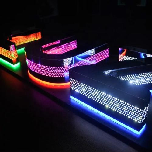 Jual Letter huruf LED lampu inovatif mewah toko tenant cafe - Kota ...