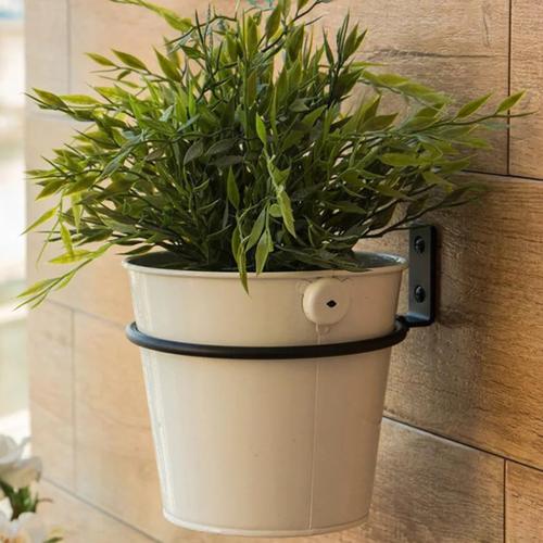 Jual rak pot dinding besi gantung 30cm / dudukan pot / standing pot ...