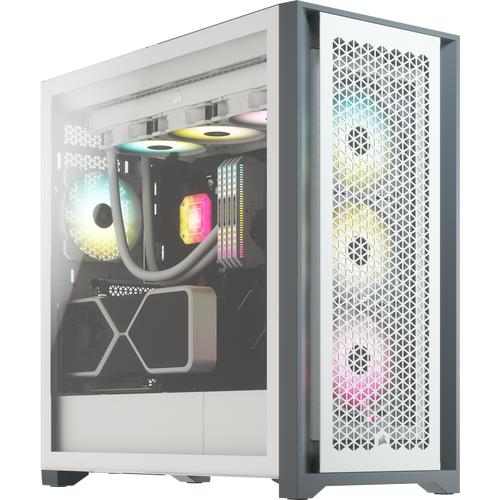 Jual CORSAIR ICUE 5000D AIRFLOW WHITE TEMPERED GLASS MID TOWER ATX CASE ...