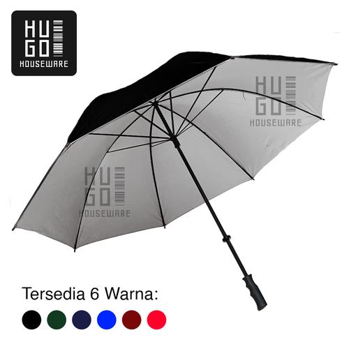 Jual Payung Besar Golf Jumbo Mewah Polos Manual HUGO - Hitam - Kota ...