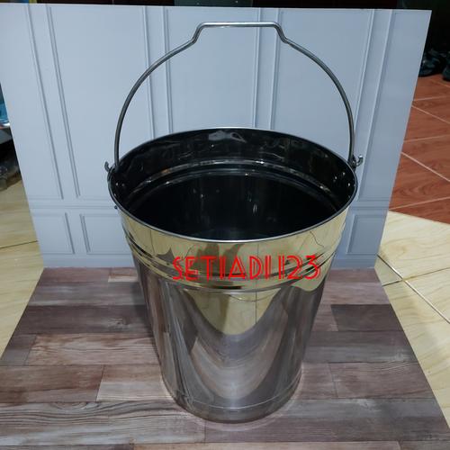 Jual Ember Stainless Tebal Kapasitas 20 Liter - 20 liter - Jakarta ...
