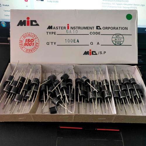 Jual dioda 6A diode penyearah 6A 1000v dioda 0.7V dioda mic 6A - 5pcs - Kab. Sleman - awallaptop ...
