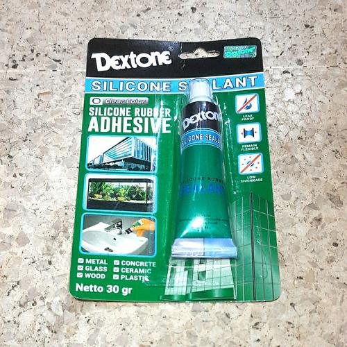 Jual LEM DEXSTONE SILICONE SEALANT 30 GR LEM KACA SILICONE RUBBER ...