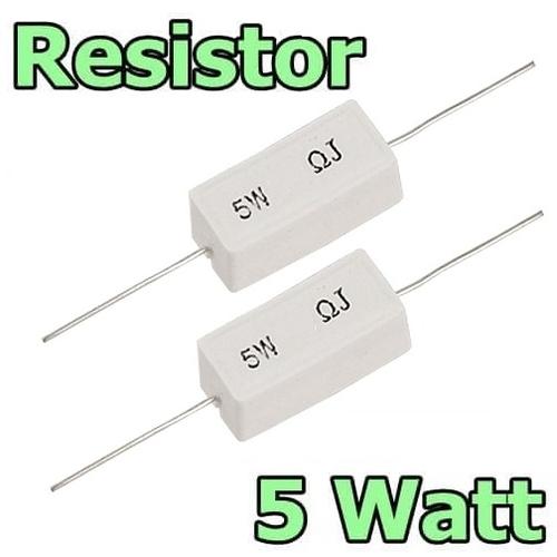 Jual 10x Resistor 5 Watt Toleransi 5% - 1 ohm - Jakarta Barat - Sinar ...