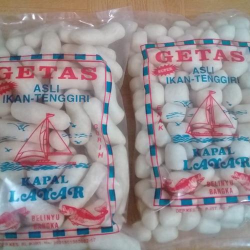 Jual getas ikan tenggiri cap kapal layar - Kab. Bangka - Snack Bangka ...