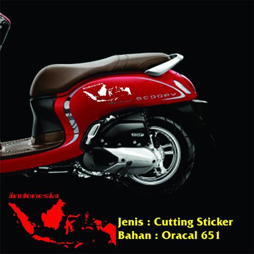 Jual STIKER/CUTTING STICKER PETA INDONESIA - Putih - Kab. Cilacap ...