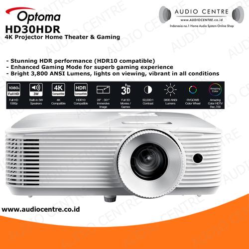 Jual Optoma HD30HDR HD 30HDR HD 30 HDR 4K Projector Home Theater Gaming ...