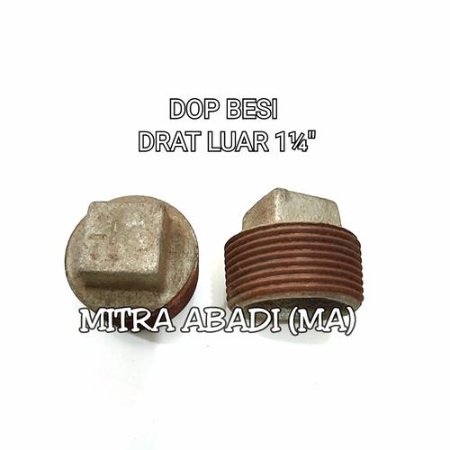 Jual DOP BESI DRAT LUAR 1 1/4" / DOP BESI DL / PLUG BESI DL 1 1/4 INCH ...