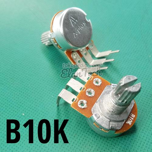 Jual B10k Potensio A-Plus Vertikal Mono Pendek Potensiometer 10kB ...