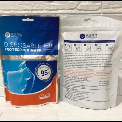 Jual Masker KN95 5ply GB2626 Masker KN95 - Putih isi 10 - Jakarta Barat ...