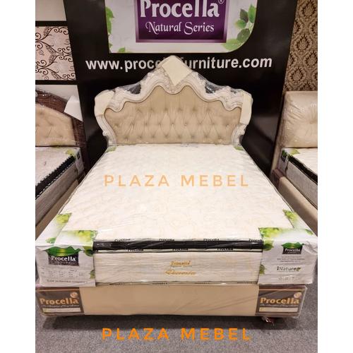 Jual SET Bed Springbed Classic Ukir Putih Procella Eiger 160 - 180 ...
