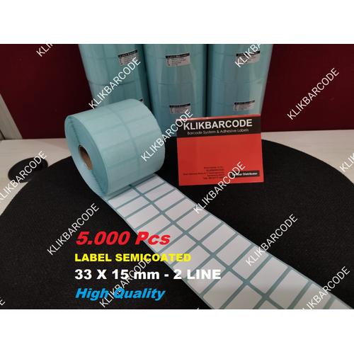 Jual label barcode 33 x 15. 2line isi 5000 pcs - Kota Semarang ...