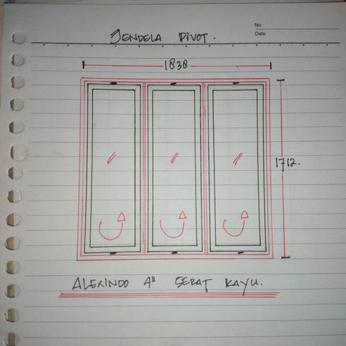 Jual jendela pivot alexindo - Kota Depok - jendela aluminium | Tokopedia