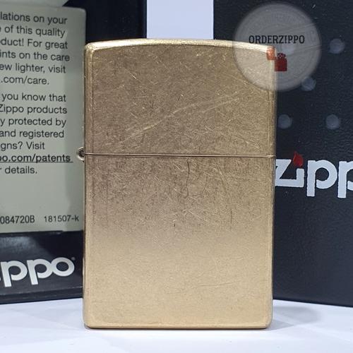 Jual Zippo Original Tumbled Brass ( Casing Only ) 49477 - Jakarta Selatan - OrderZippo Original ...