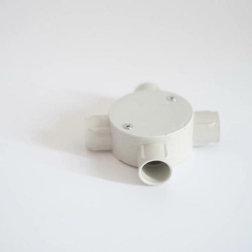 Jual T DUS CABANG 4 PUTIH / TEE DOS T DOS / TEDUS JALUR LISTRIK PUTIH ...