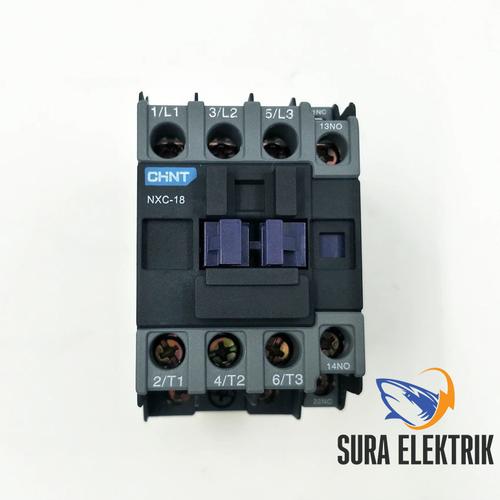 Jual Contactor Kontaktor CHINT NXC-18 NXC18 220V 3P 7,5kW - Kota Surabaya - Sura Elektrik ...