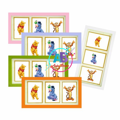 Jual Bingkai Foto 4R Susun 3 Frame Foto Unik Pigura Anak Family - Kota ...