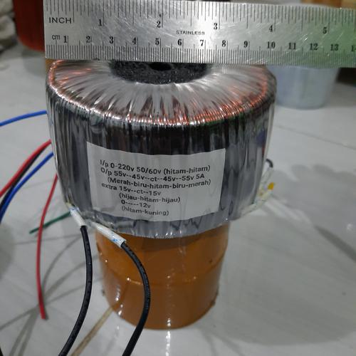 Jual trafo toroid 5A ct45v 55v full tembaga murni - Kab. Ngawi - TEGUH ...