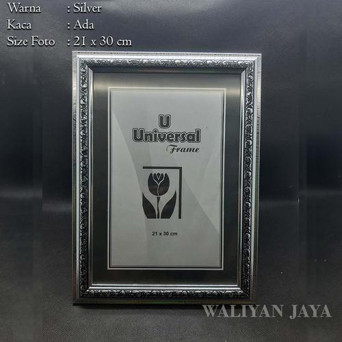 Jual BINGKAI FOTO UKIRAN MOTIF UKURAN A4 WARNA EMAS DAN SILVER - Silver ...