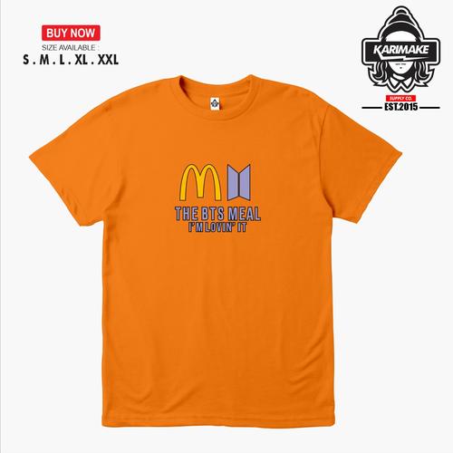 Jual Kaos Baju K-POP BTS X MCD MC DONALDS THE BTS MEAL V2 Kaos Distro ...