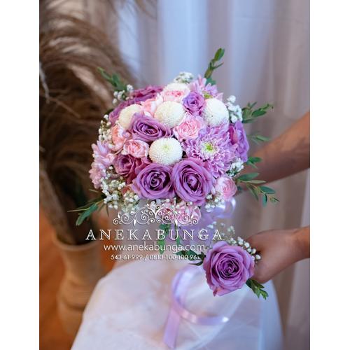 Jual Purple Wedding Bouquet Corsage Flower Buket Bunga Pernikahan Ungu ... Jual Purple Wedding Bouquet Corsage Flower Buket Bunga Pernikahan Ungu ...