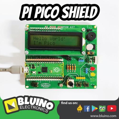 Jual Get Started Micropython Raspberry Pi Pico Starter Shield RP2040 ...