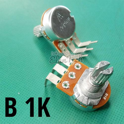 Jual B1k Potensio A-Plus Vertikal Mono Pendek Potensiometer 1kB ...