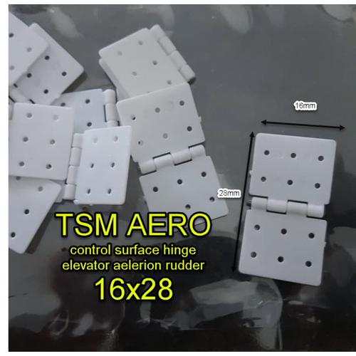 Jual RC plane Nylon Hinge / engsel aeliron elevator rudder - 11x25 ...