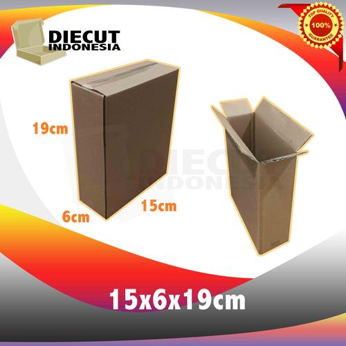Jual Box 15x6x19 cm kardus kotak baru packing packaging polos sheet ...